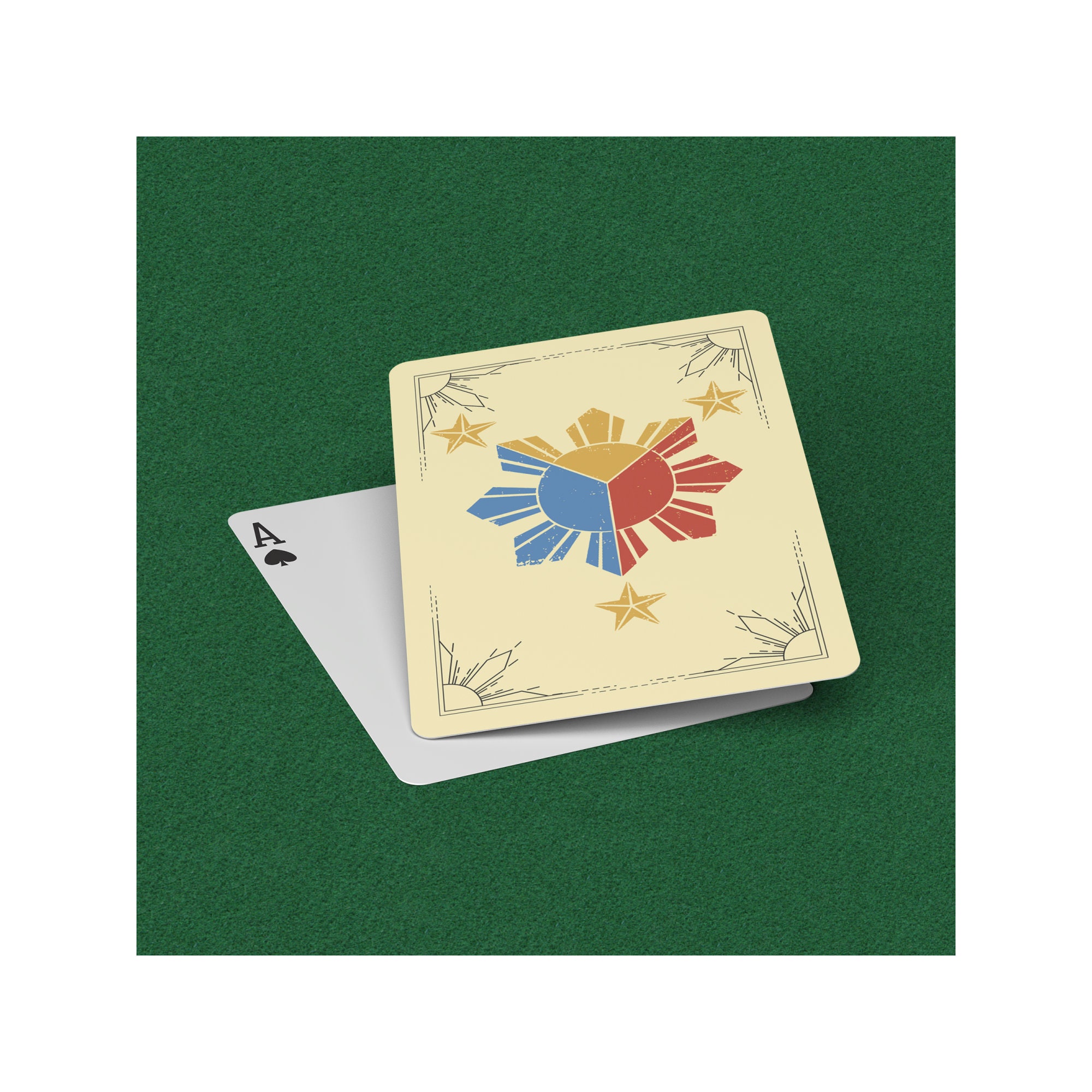 Filipino Playing Cards, the Philippines Flag Design, Star, Sun, Pinoy ...