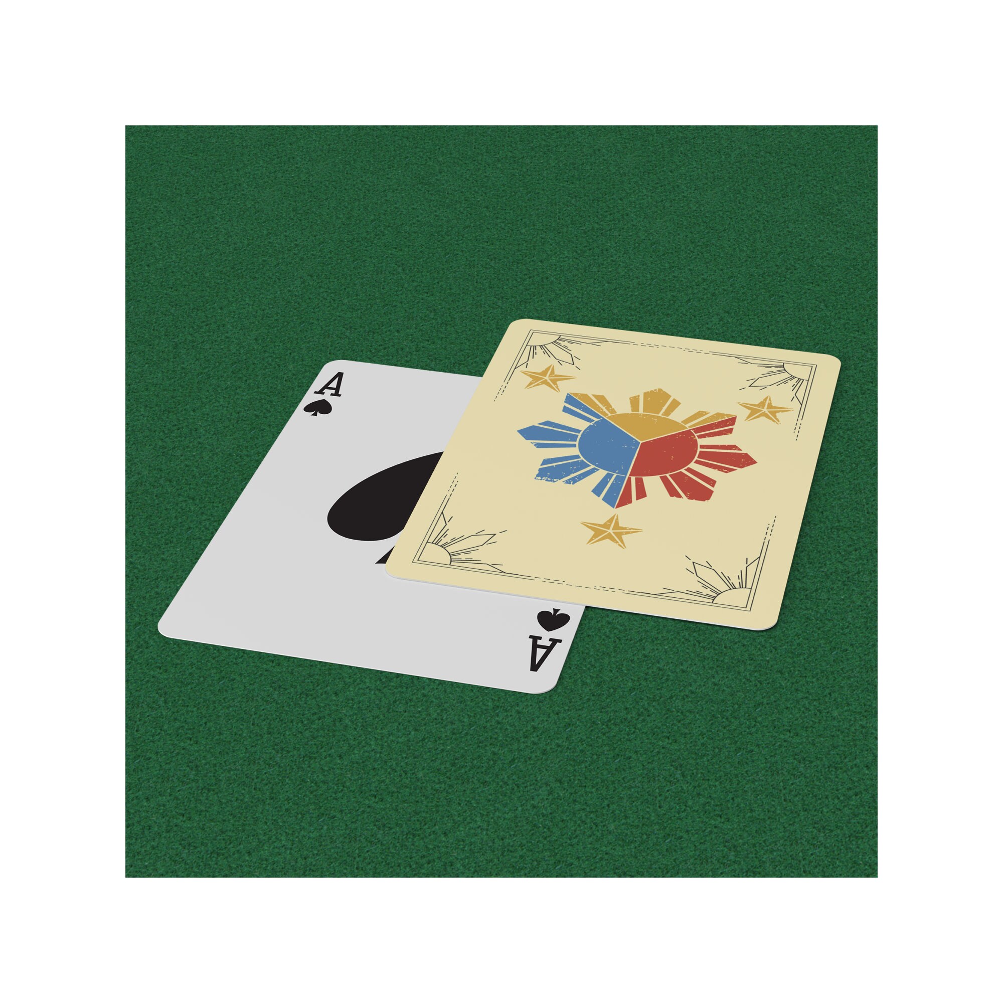 Filipino Playing Cards, the Philippines Flag Design, Star, Sun, Pinoy ...
