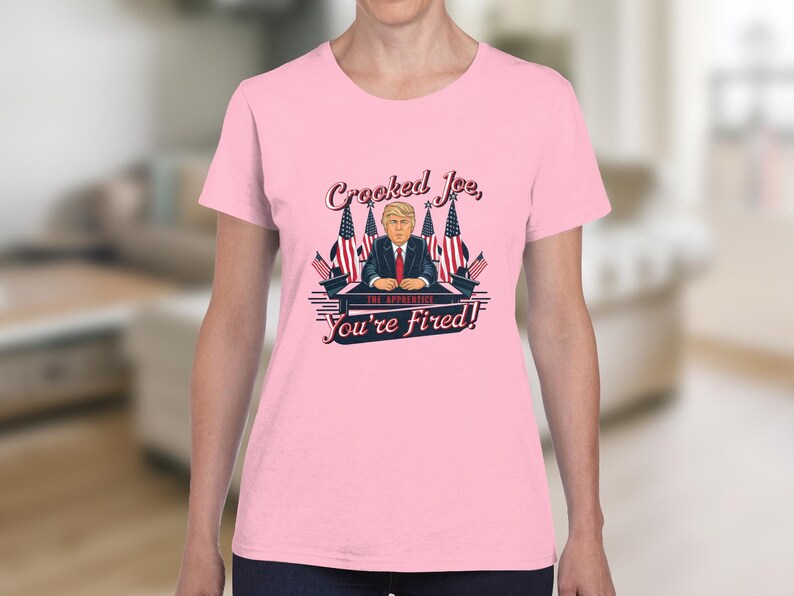 Crooked Joe You're Fired T-shirt, Donald Trump Election Tee, Vote 2024 ...