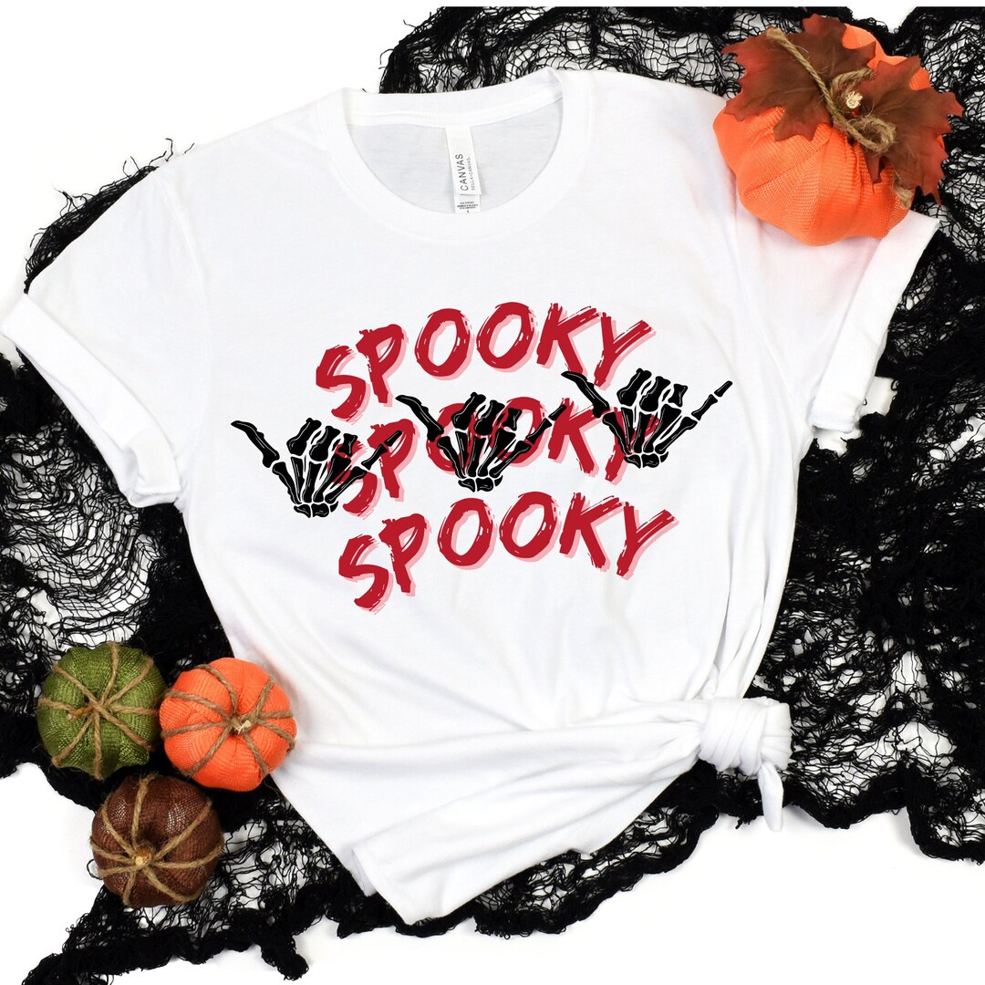 Spooky Aloha Skeleton Hands Halloween Costume Fall T Shirt, Fall Season ...