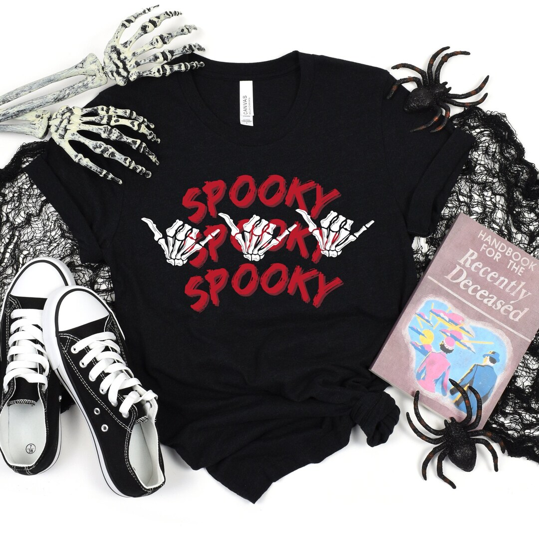 Spooky Aloha Skeleton Hands Halloween Costume Fall T Shirt, Fall Season ...