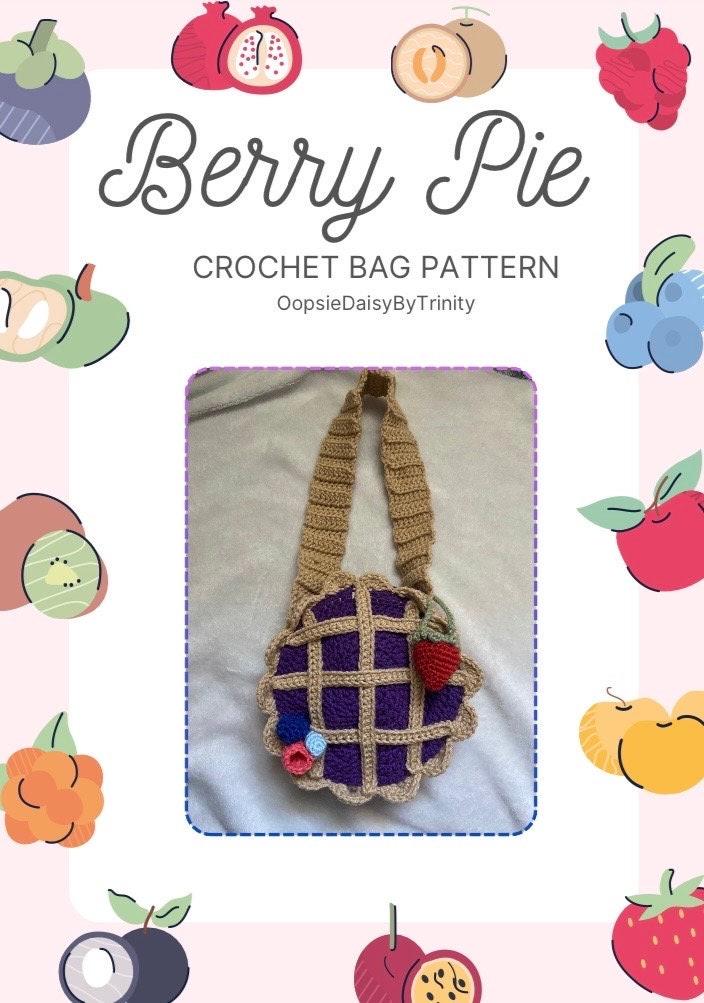 Berry Pie Crochet Bag Pattern - Etsy