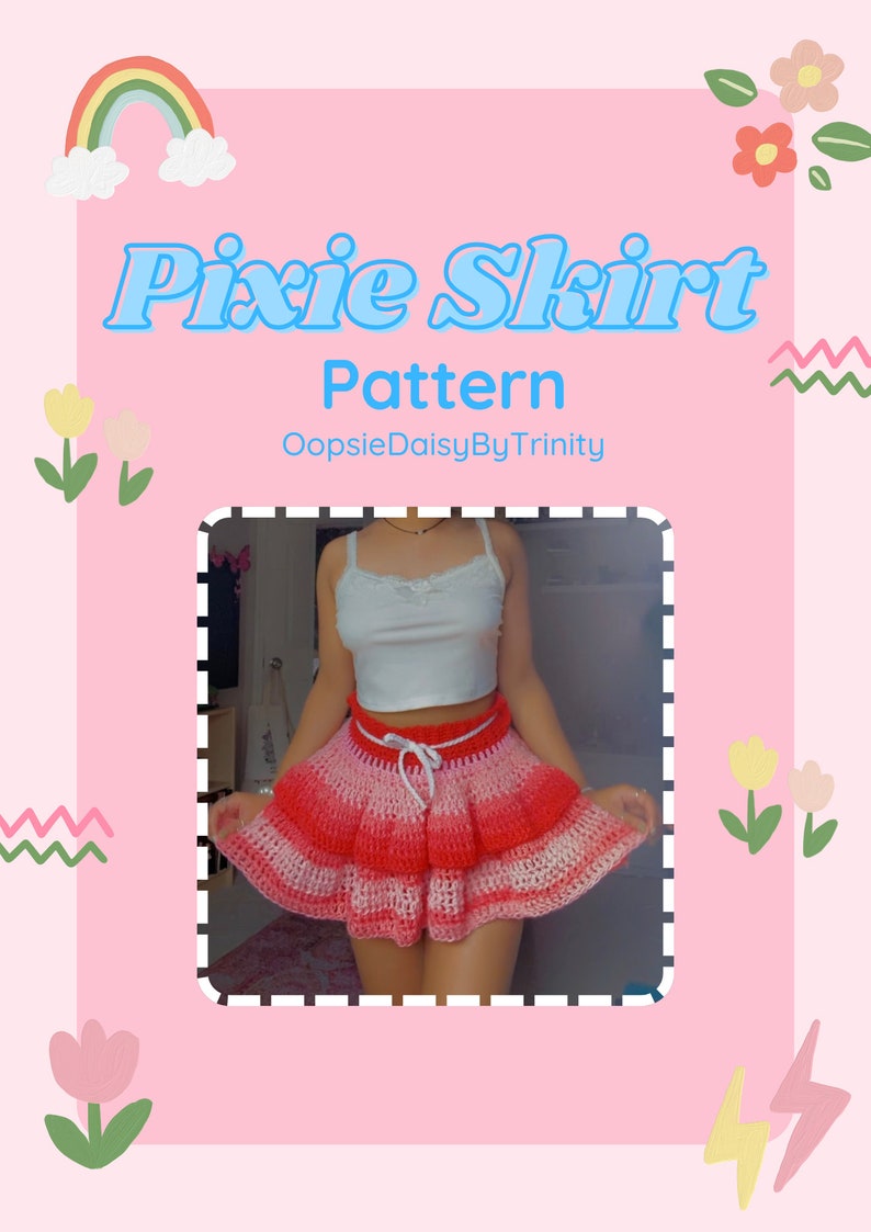 Pixie Skirt Crochet Pattern - Etsy