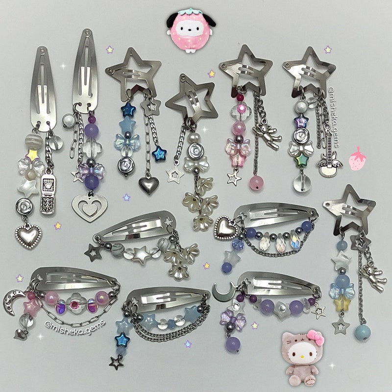 Cute Hair Clips - Etsy UK