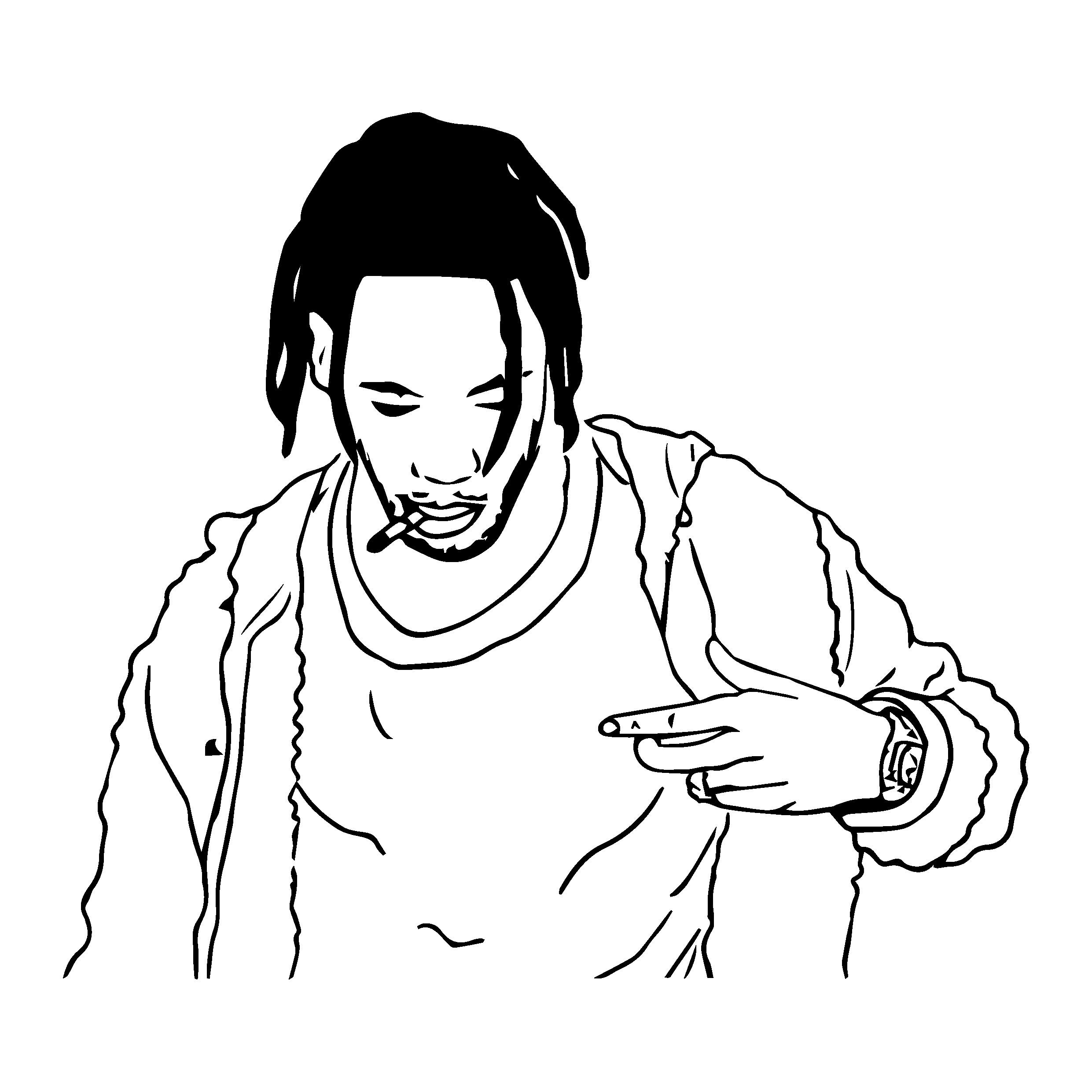 Travis Scott SVG Files - Etsy