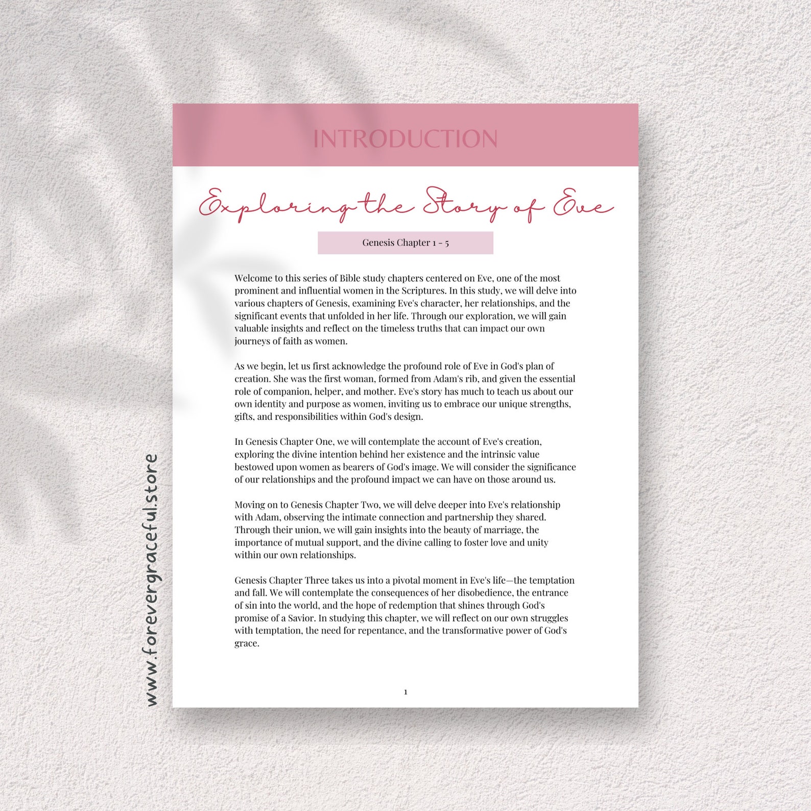 Women of the Word: Eve. Bible Study. - Etsy Australia