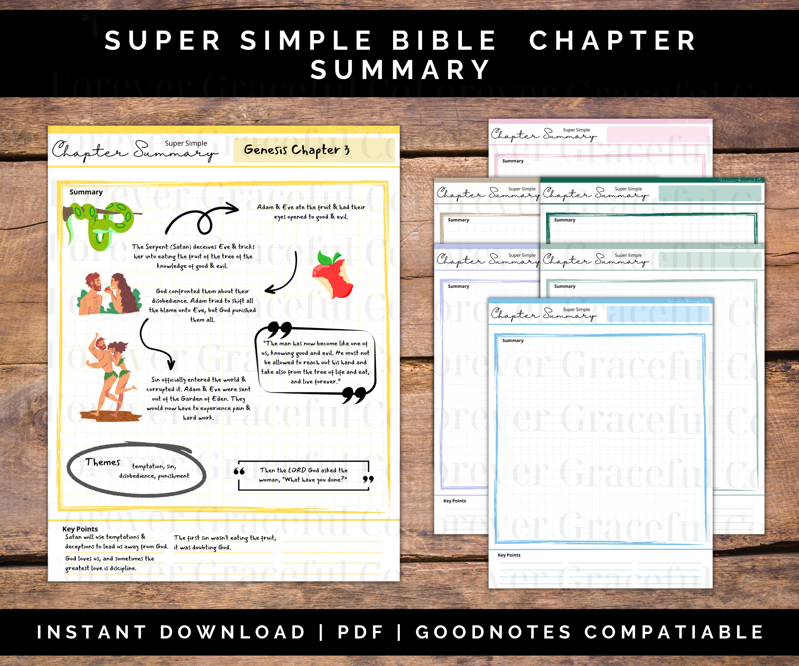 Chapter Summary Graphic Organizer
