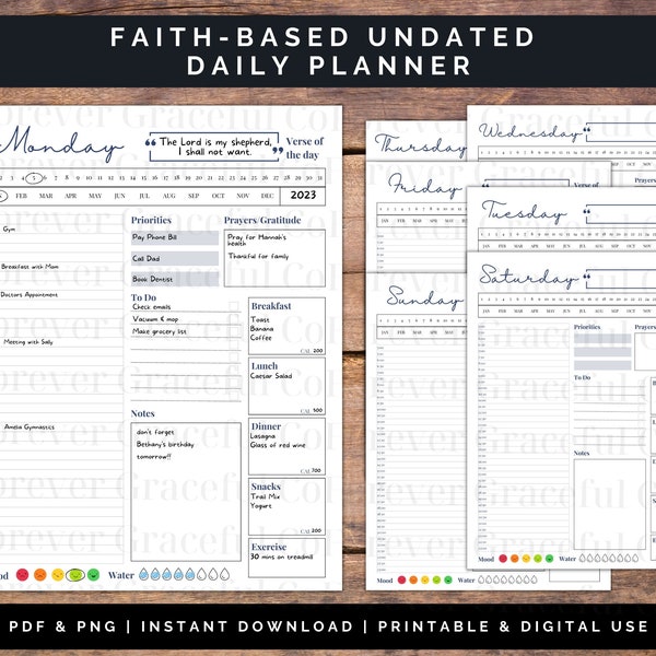 Christian Planner - Etsy