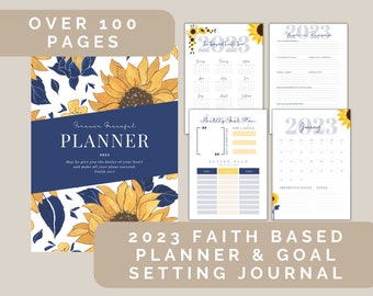 Faith Goal Planner - Etsy