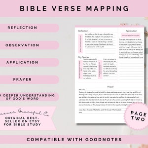 Bible Verse Mapping Printable Template - Etsy