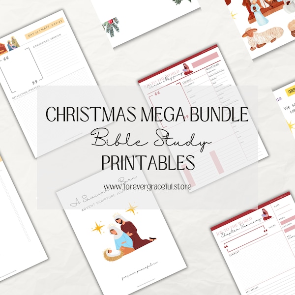 Christmas Bible - Etsy