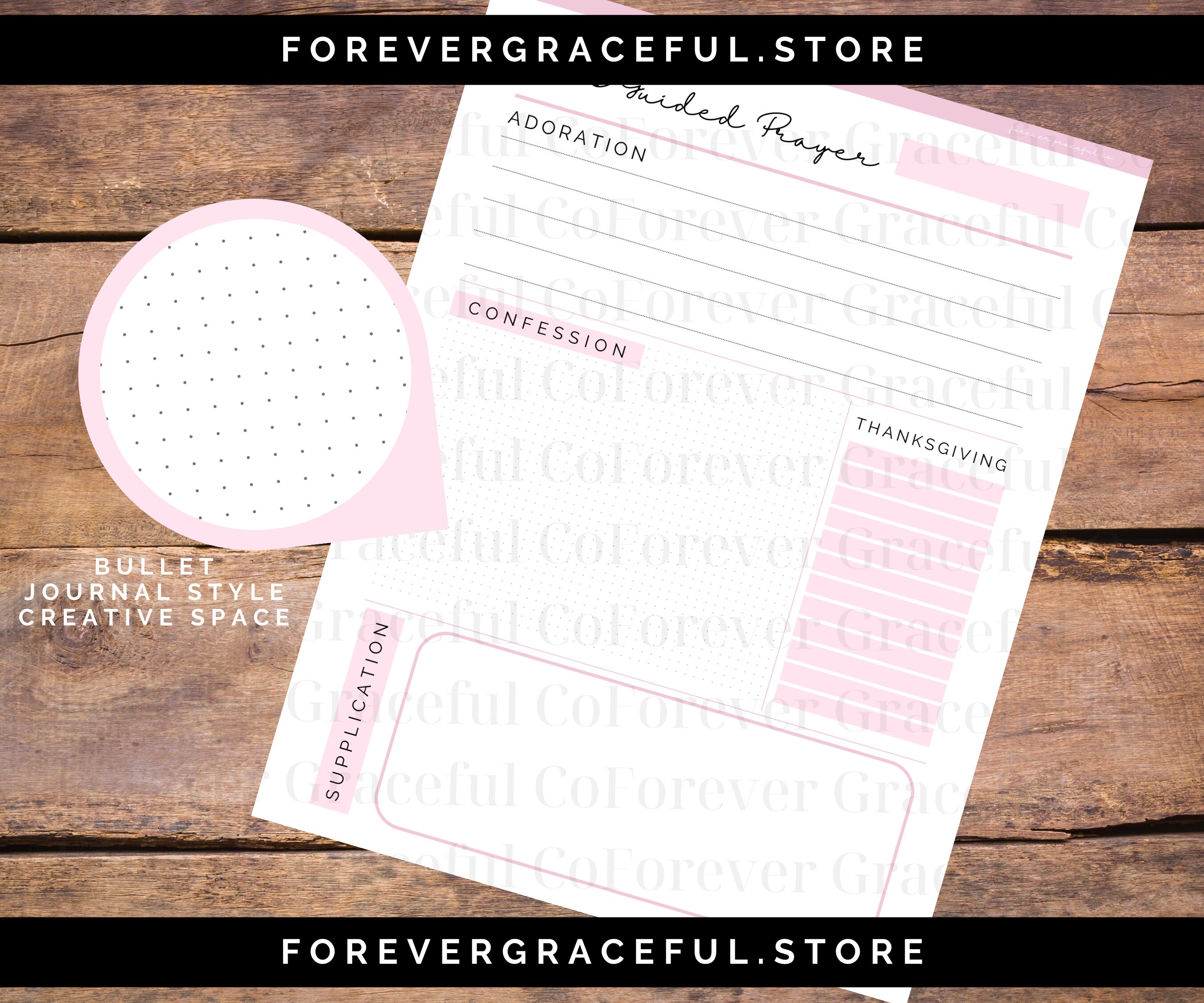ACTS Guided Prayer Printable Template - Etsy