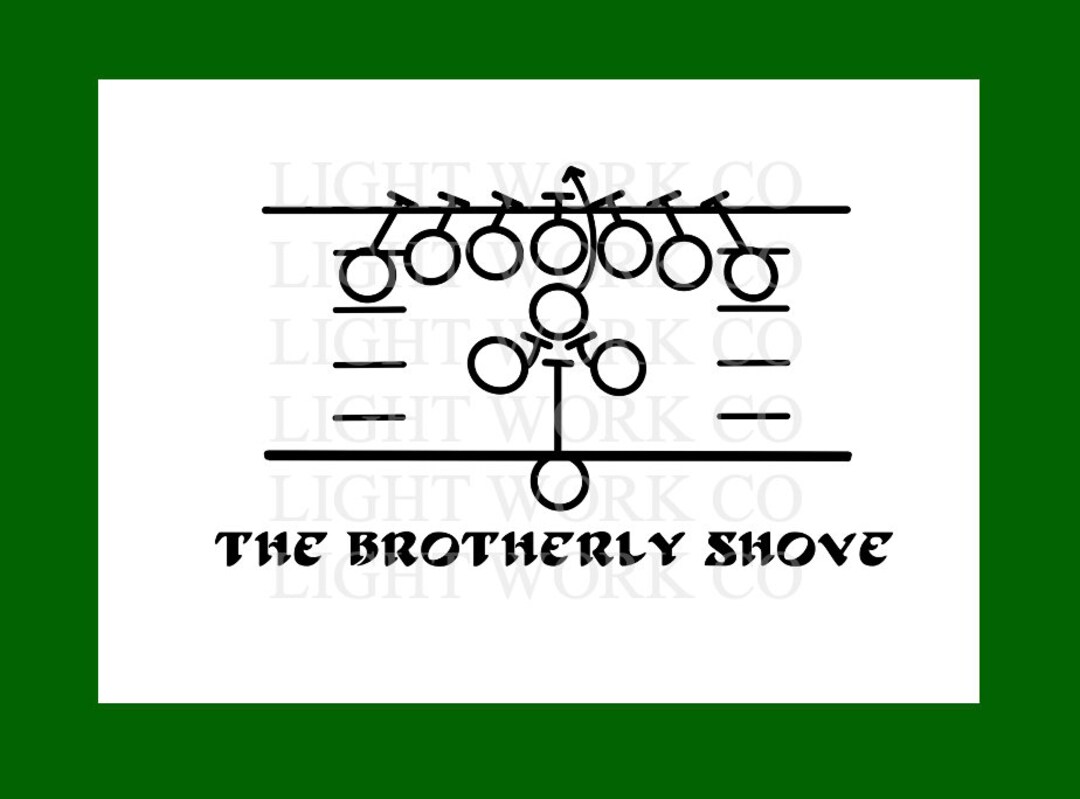 The Brotherly Shove - Etsy