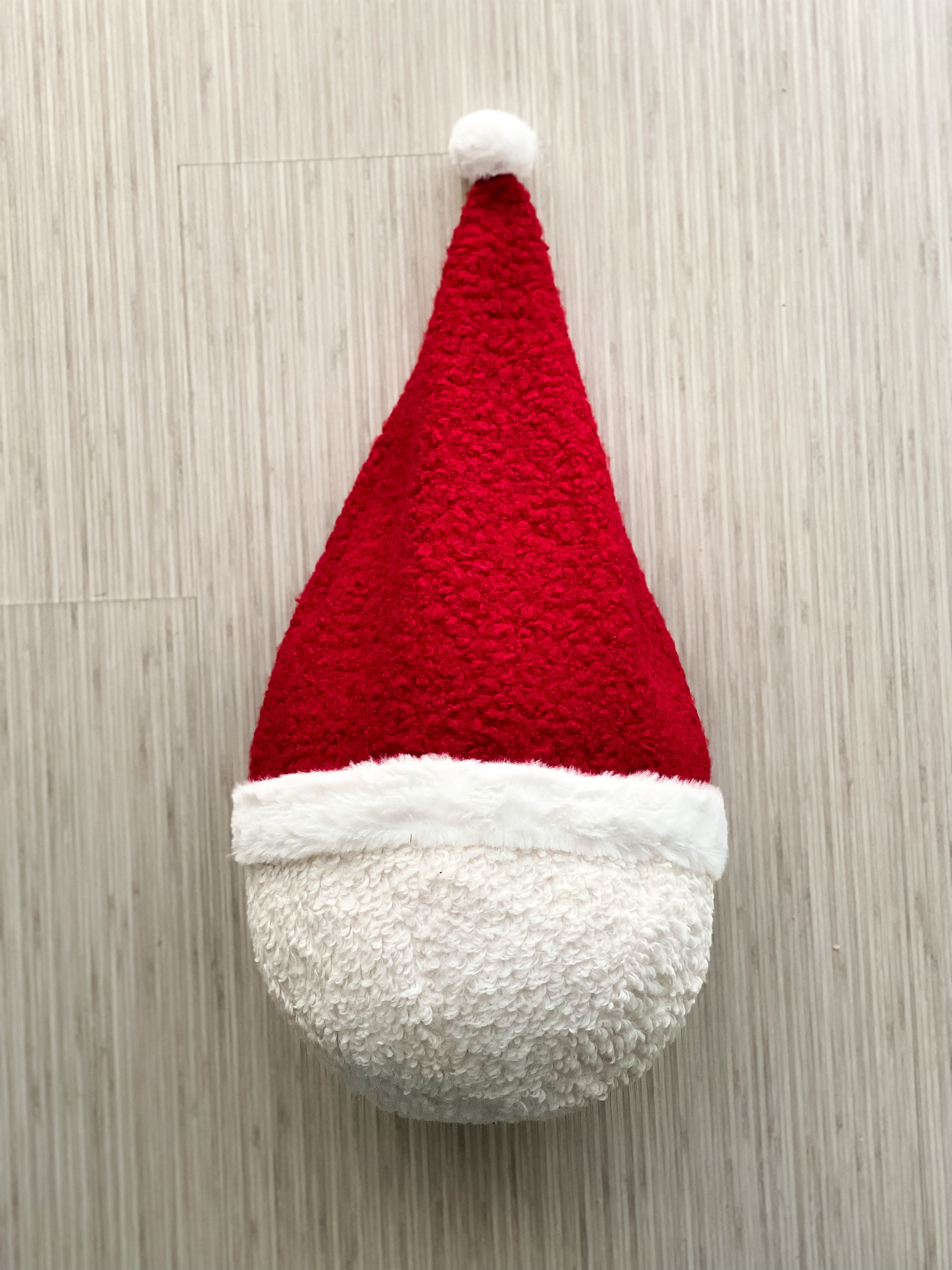 Christmas Santa Claus Pillow, Decorative Throw Pillow,soft Teddy Pillow ...