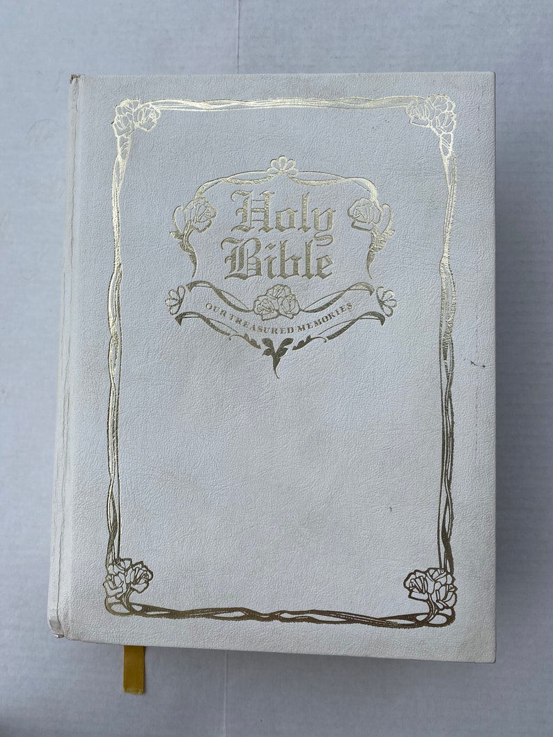 Vintage Holy Bible Our Treasured Memories New American Bible Catholic ...
