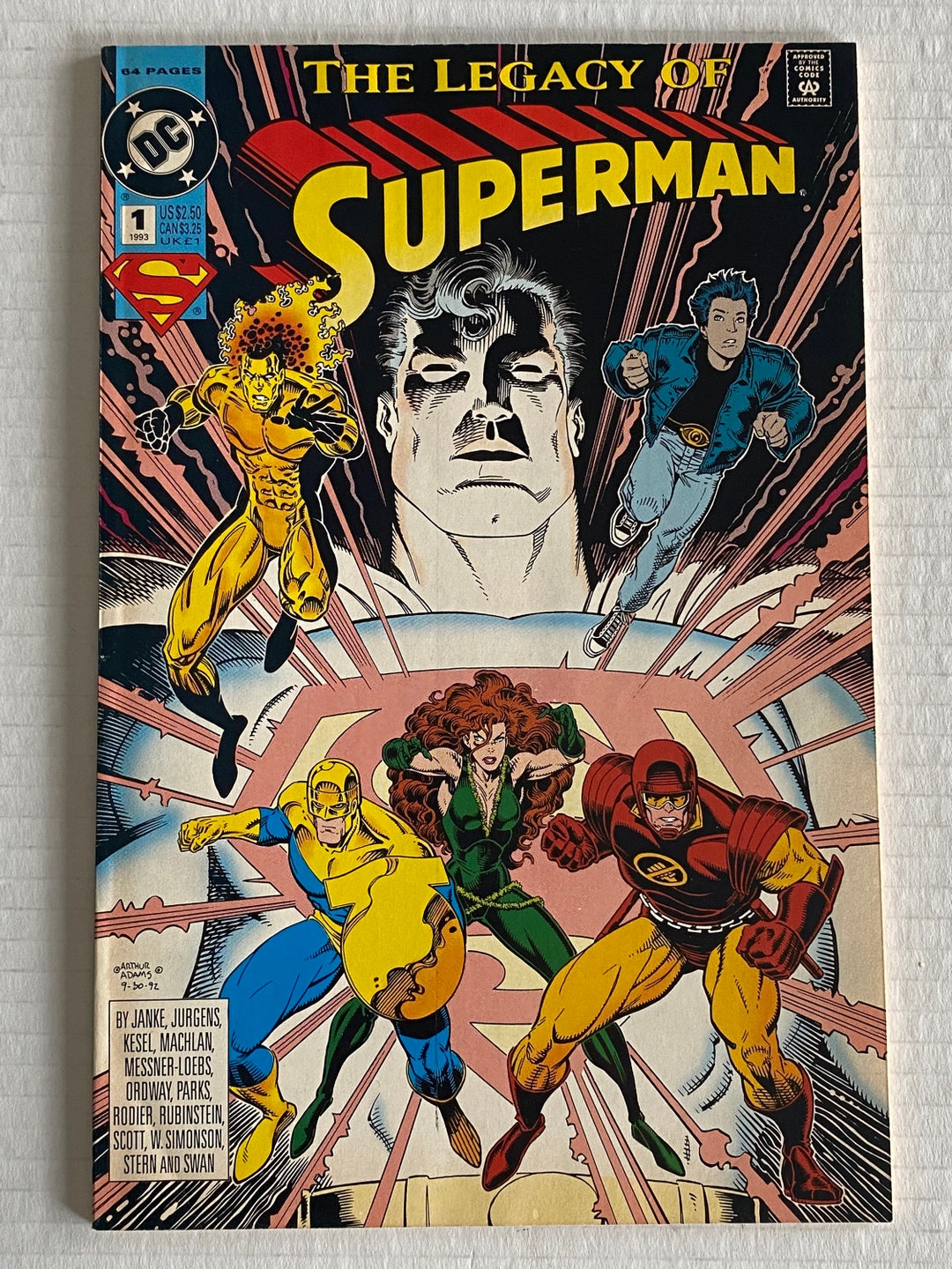 The Legacy of Superman Issue #1 1993 DC Comics - Etsy