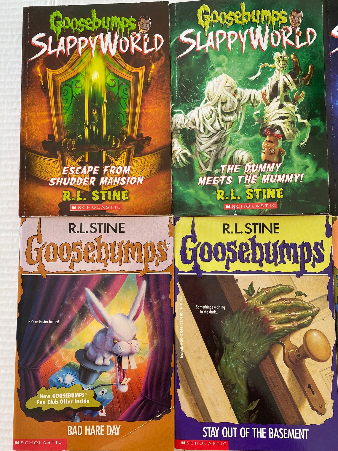 Lot of 9 R.L. Stine Goosebumps Slappy World Books - Etsy UK