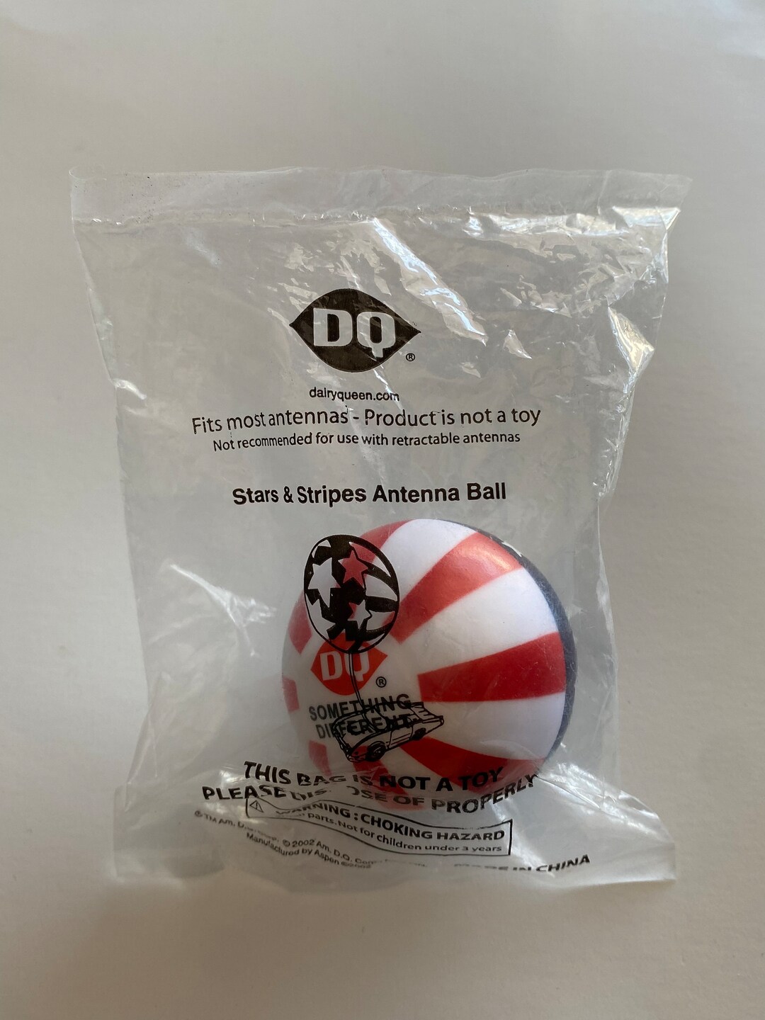 Vintage DQ Dairy Queen Stars & Stripes Antenna Topper Ball - Etsy