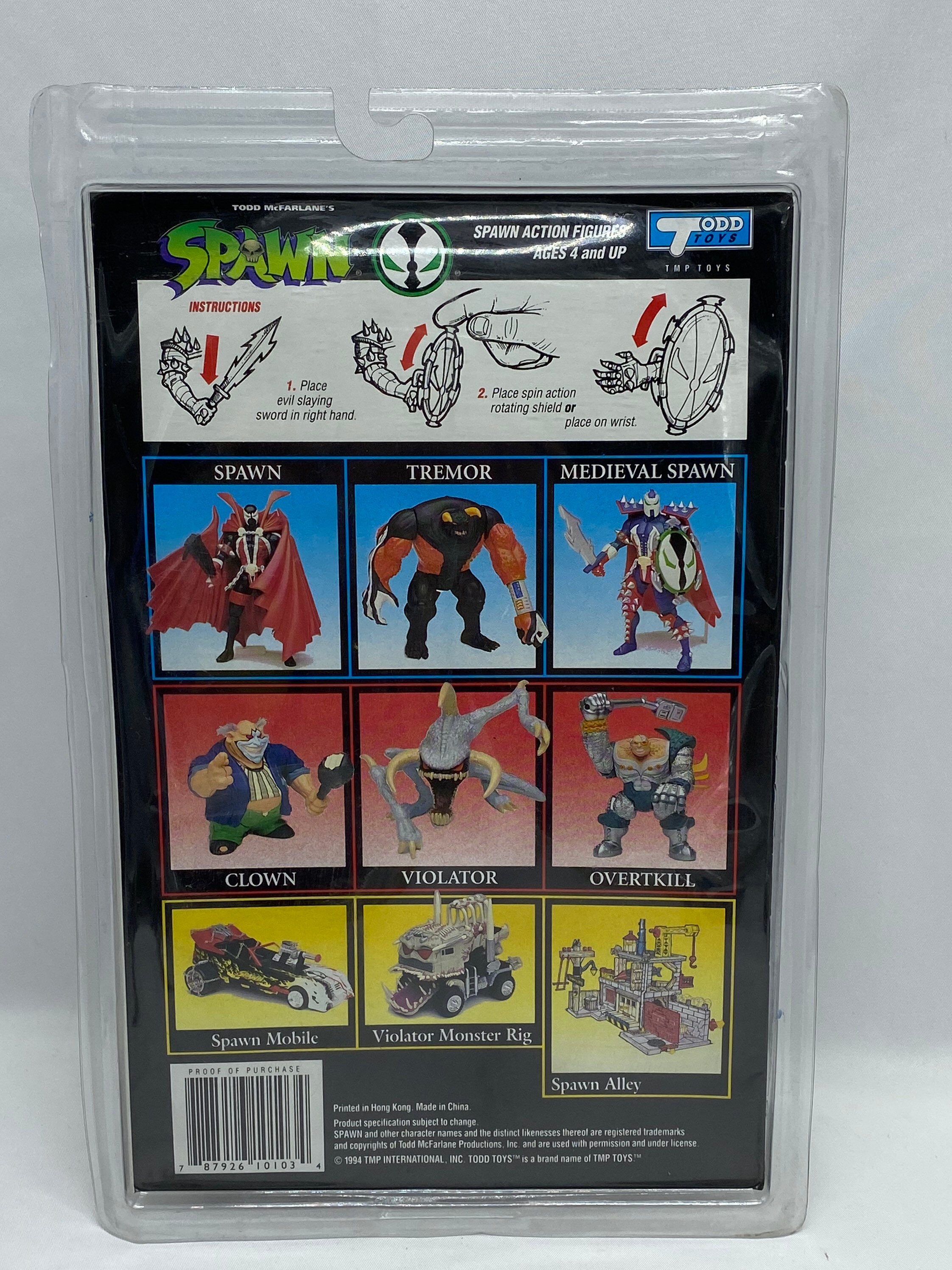 Vintage Todd Mcfarlanes Medieval Spawn Poseable Action Figure Toy ...