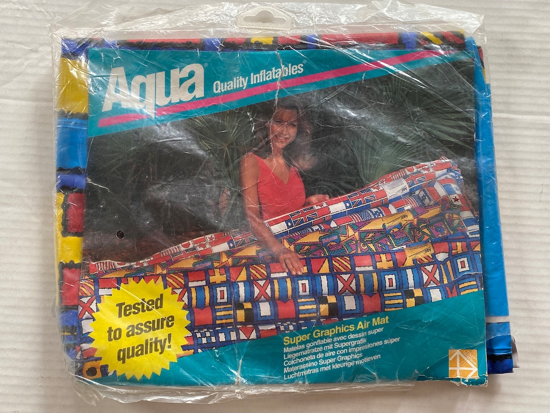 Vintage Aqua Leisure Inflatable Pool Lounge Float 1993 72x27” - Etsy
