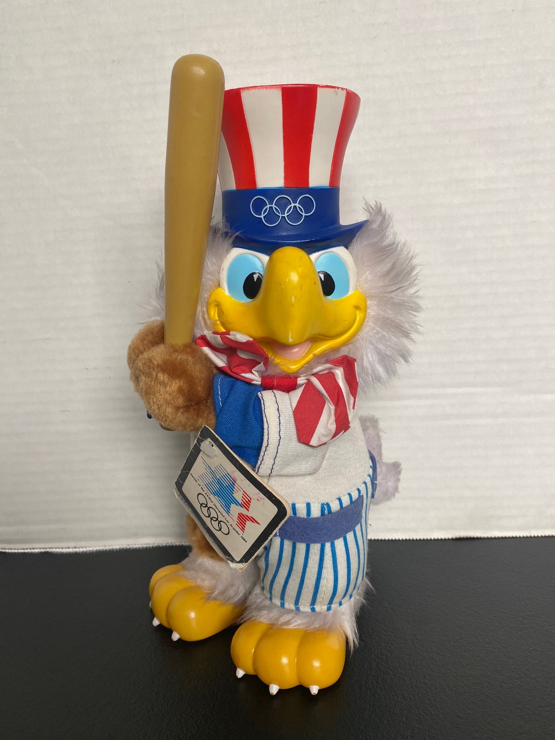 Vintage Sam the Olympic Eagle Plush Toy 10” #8331 - Etsy