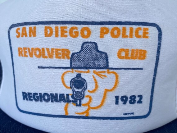 Vintage San Diego Police Revolver Club 1982 Trucker M… - Gem
