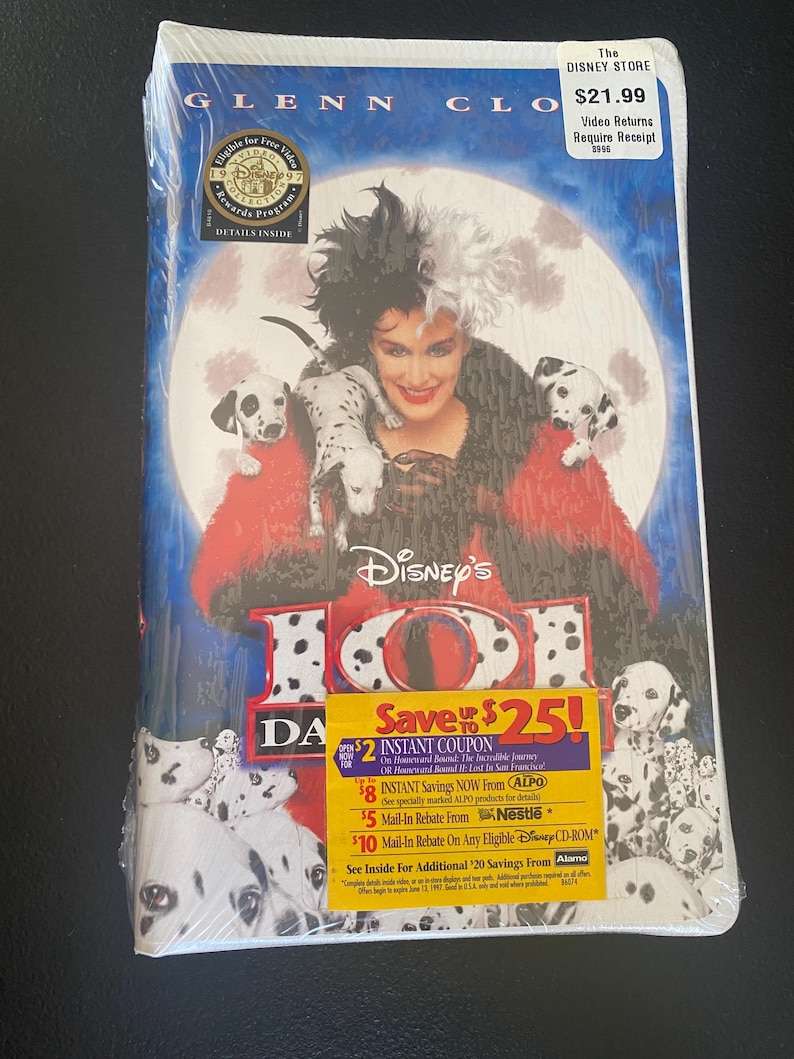 Disney’s 101 Dalmatians Movie VHS - Etsy