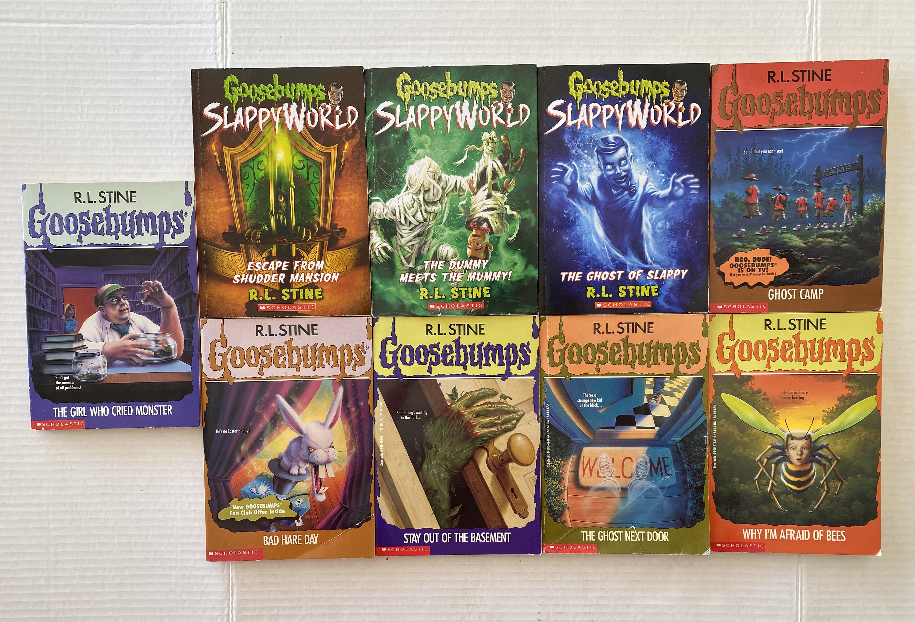 Lot of 9 R.L. Stine Goosebumps Slappy World Books - Etsy