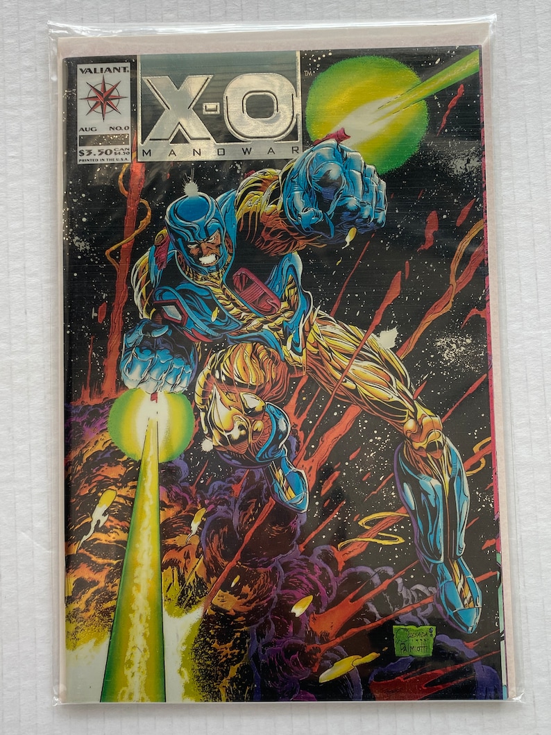 X-O Manowar #0 1993 Chromium Chrome Cover Valiant Comic Book - Etsy