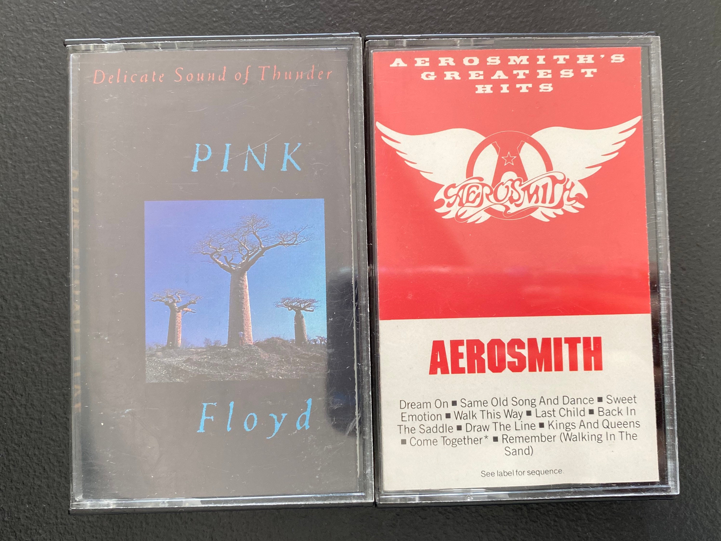 Lot of 6 Rock Cassettes Scorpions, Britny Fox, Frontiers, Pink Floyd ...