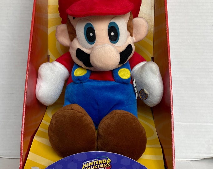 Nintendo Collectables Mario Talking Plush Character Nintendo 64 Super ...