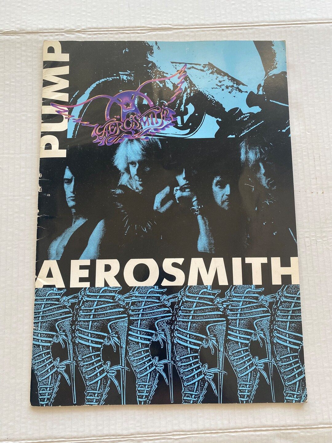 AEROSMITH "pump" Book Concert Tour Program 1990 - Etsy
