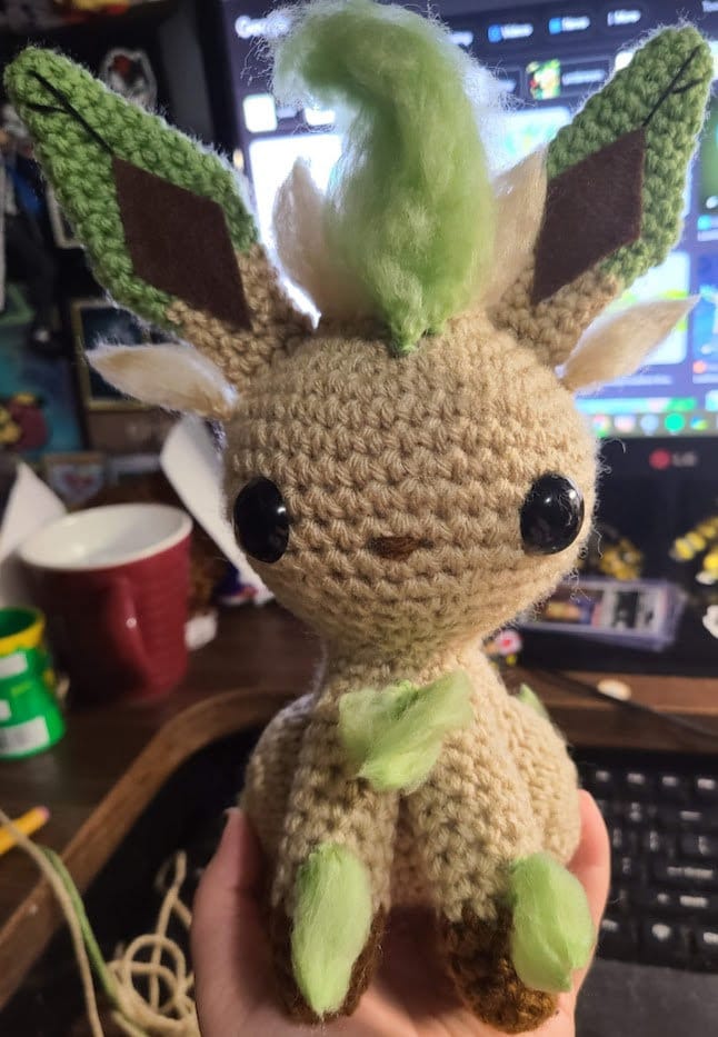 Leafeon Plush Pattern