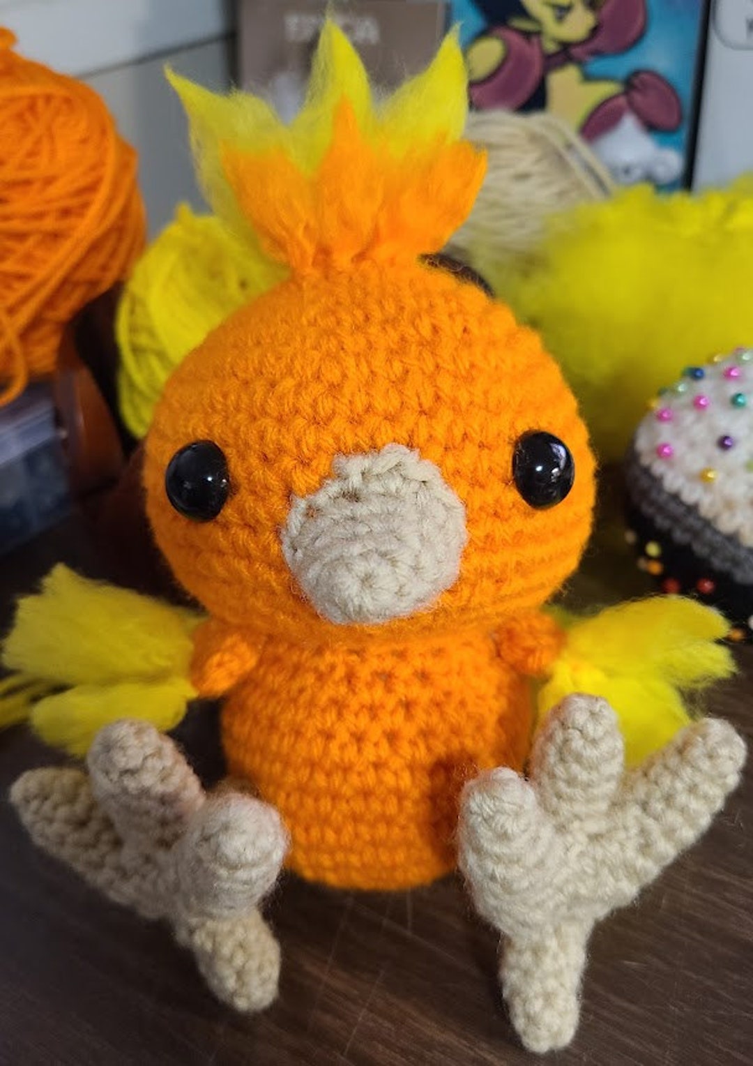 Crochet Torchic Plush - Etsy