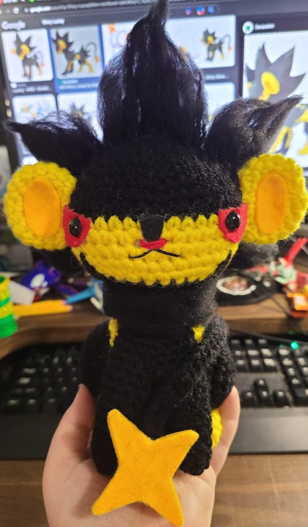 Crochet Luxray Plush - Etsy