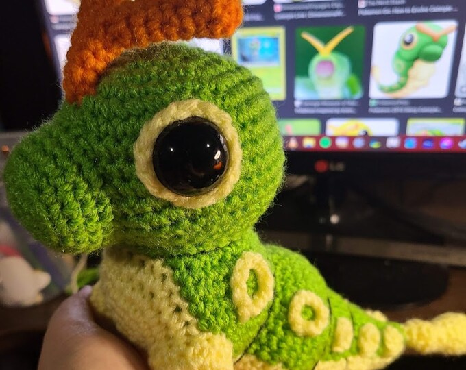 Crochet Caterpie - Etsy