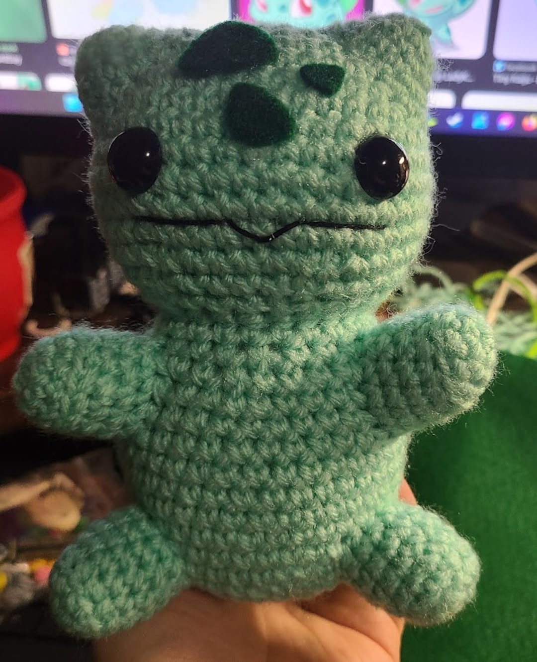 Crochet Bulbasaur Pattern - Etsy