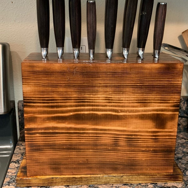 Knife Block - Etsy