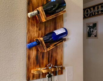 Farmhouse Rustic Burnt Custom Wooden Wall Hanging Card - Etsy