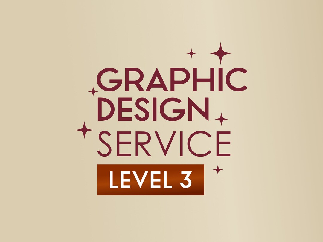 Graphic Design Service LEVEL 3 - Etsy
