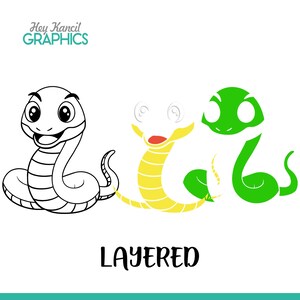 Snake Svg, Cute Snake Svg, Baby Snake Svg, Funny Snake, Clipart, Wild ...