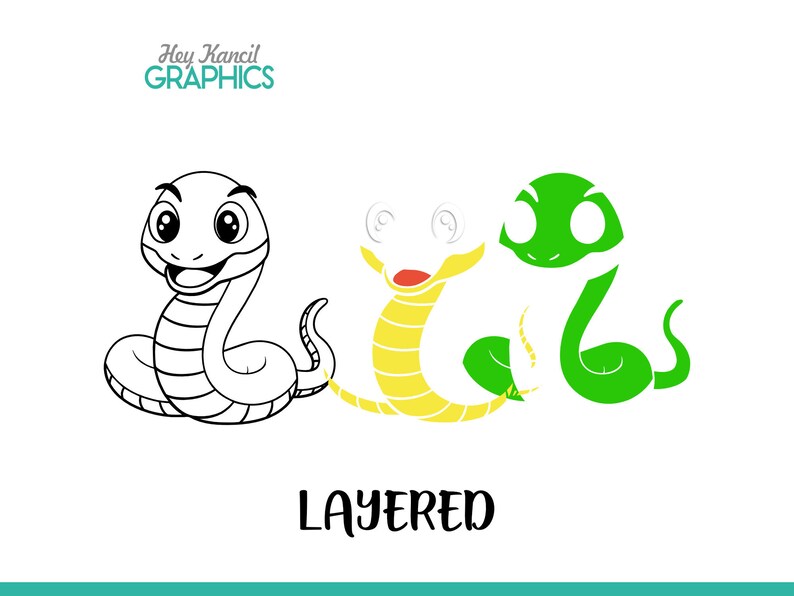 Snake Svg, Cute Snake Svg, Baby Snake Svg, Funny Snake, Clipart, Wild ...