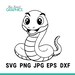 Snake Svg, Cute Snake Svg, Baby Snake Svg, Funny Snake, Clipart, Wild ...