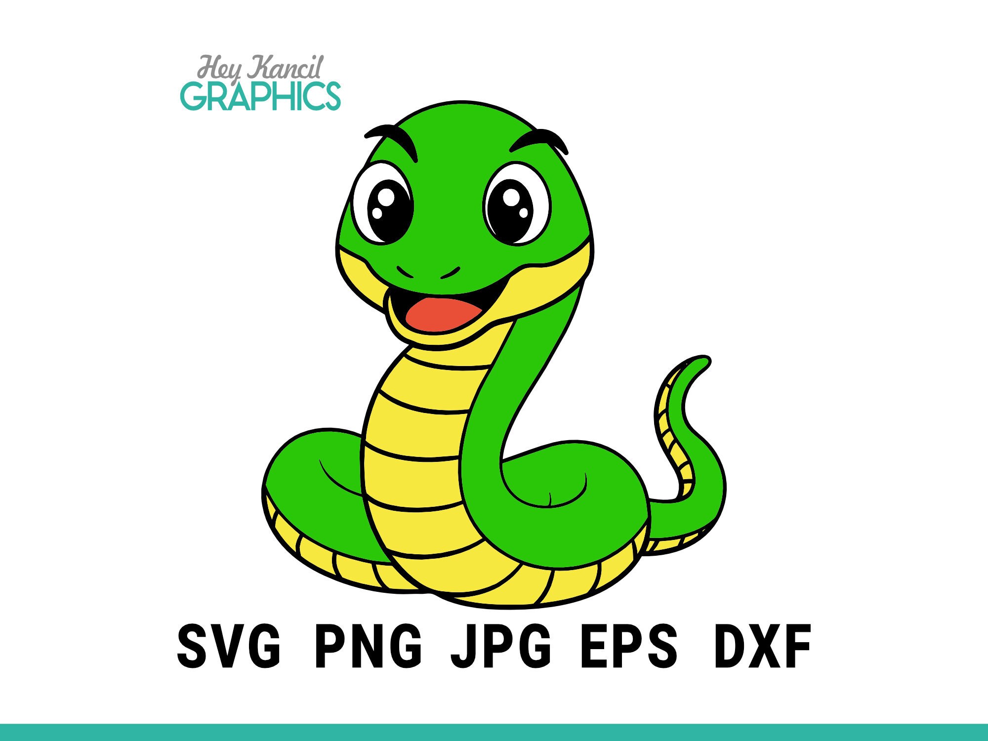 Snake Svg, Cute Snake Svg, Baby Snake Svg, Funny Snake, Clipart, Wild ...
