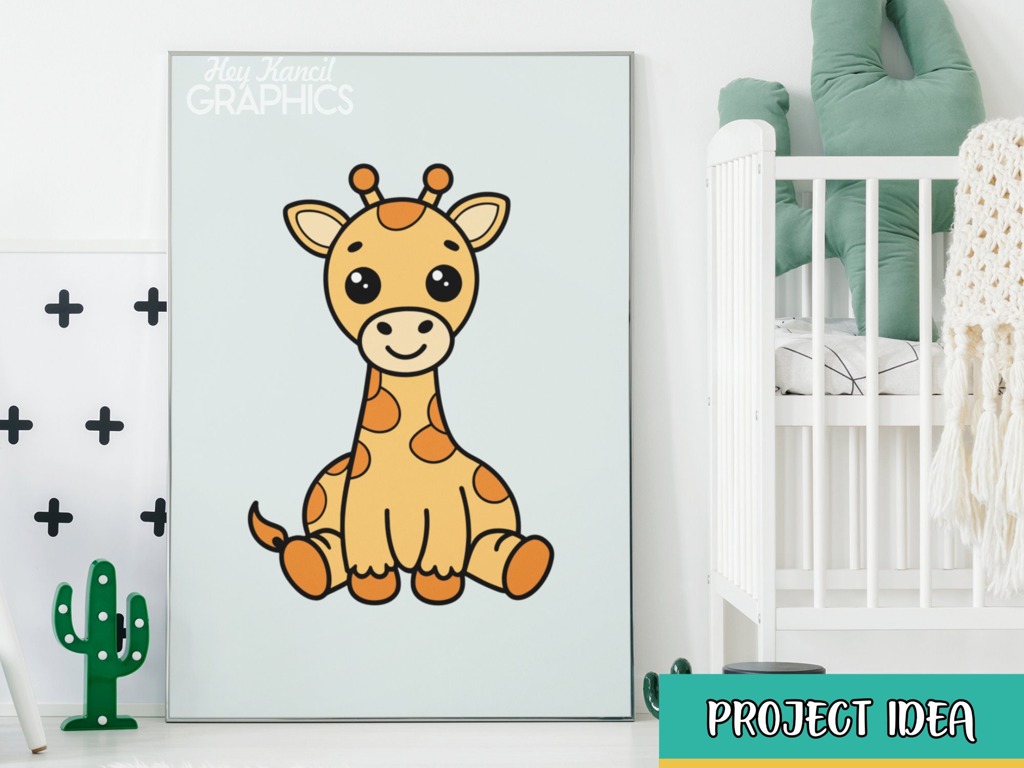 Giraffe SVG, Baby Giraffe SVG, Cute Baby Giraffe, Kids Svg, Jungle ...