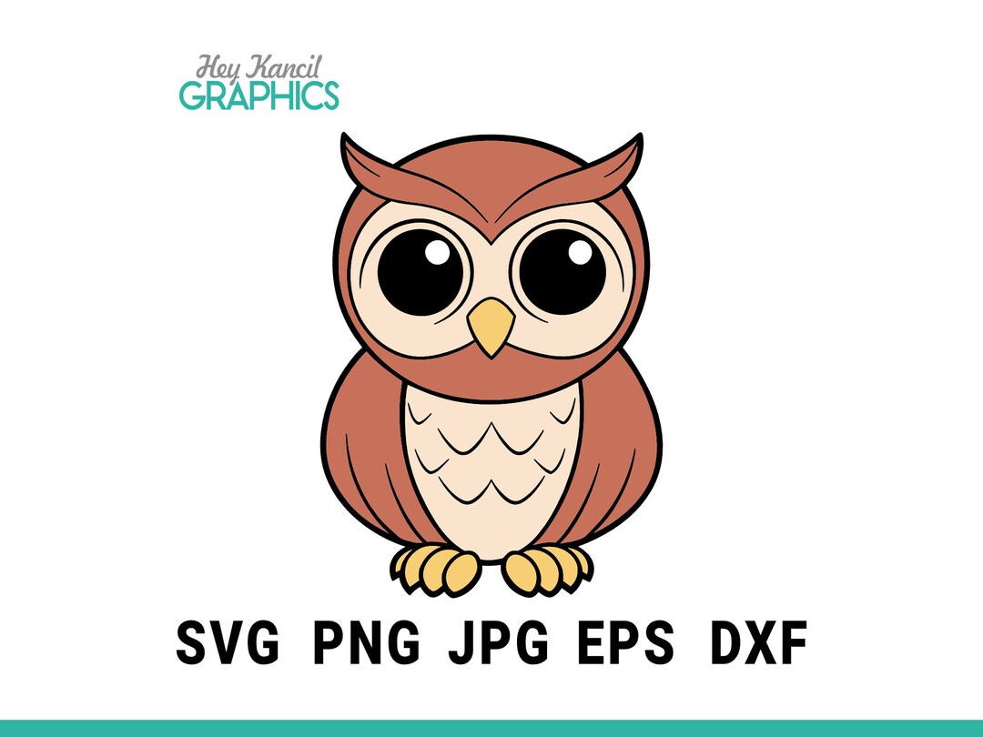 Cute Owl Svg, Baby Owl Svg, Cute Owl Sublimation, Owl Png, Owl Clipart ...