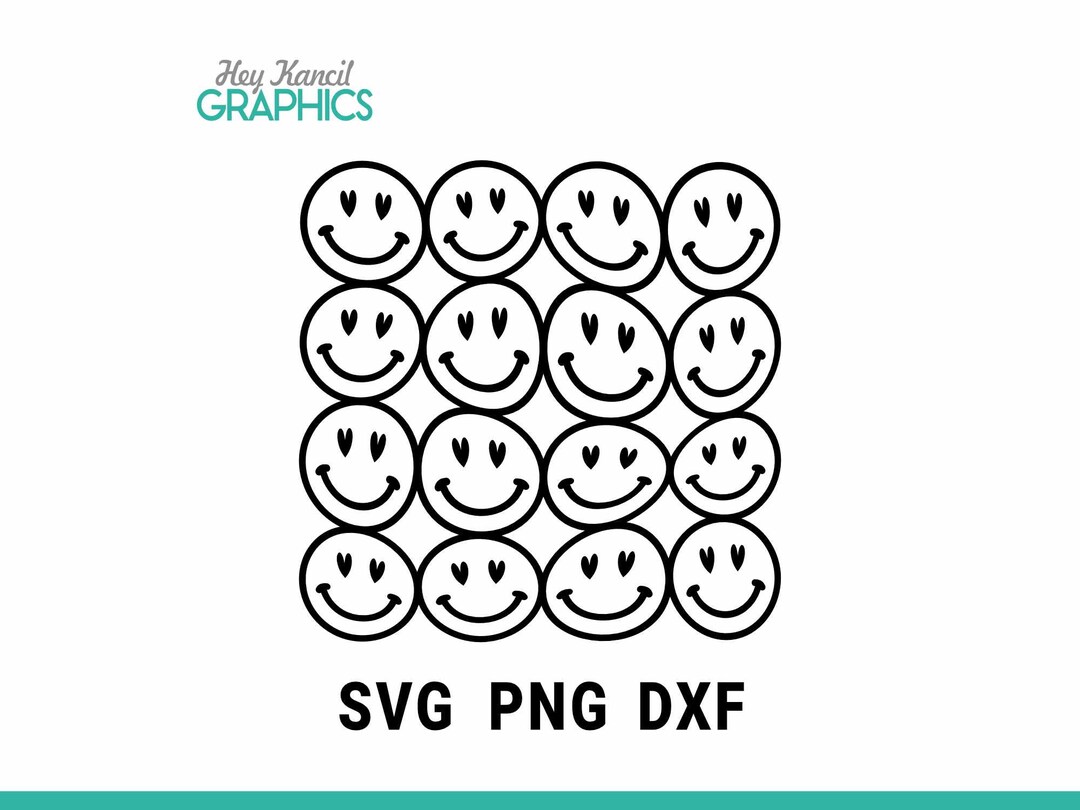 Smile Face Svg, Smiley Face, Retro Svg, Smiley Face Svg, T-shirt Design ...