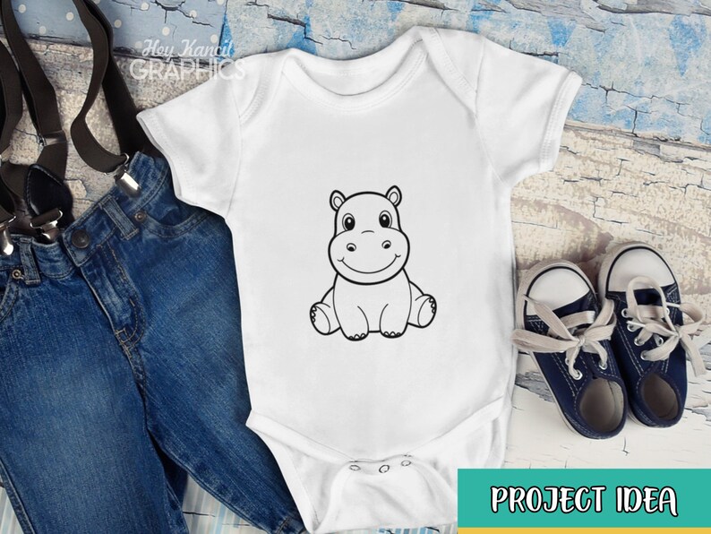 Hippo Svg, Cute Hippo Svg, Hippopotamus Svg, Baby Hippo Svg, Svg Files ...