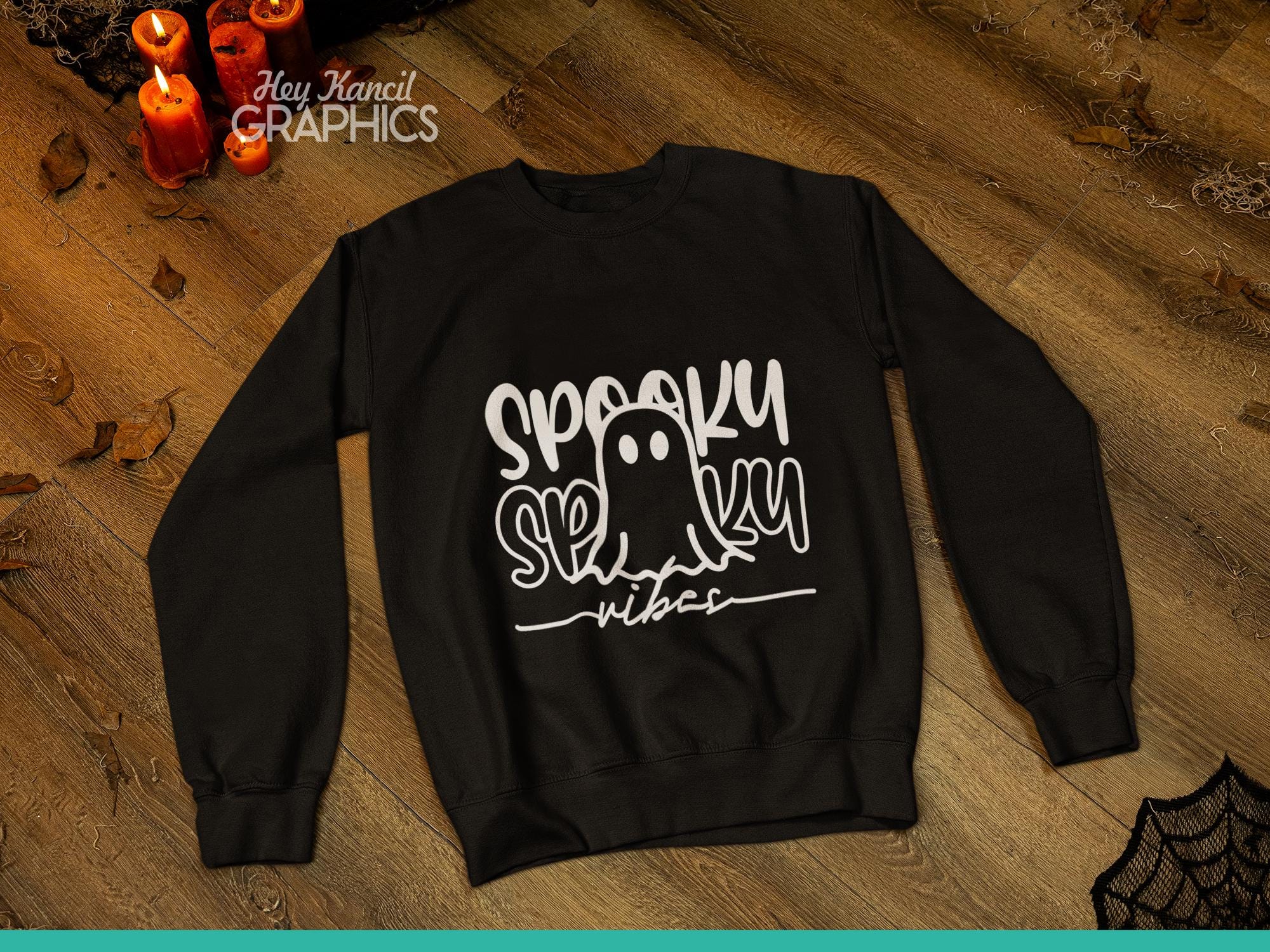 Spooky Vibes Svg, Spooky Svg, Ghost Svg, Halloween Svg, Svg Files for ...