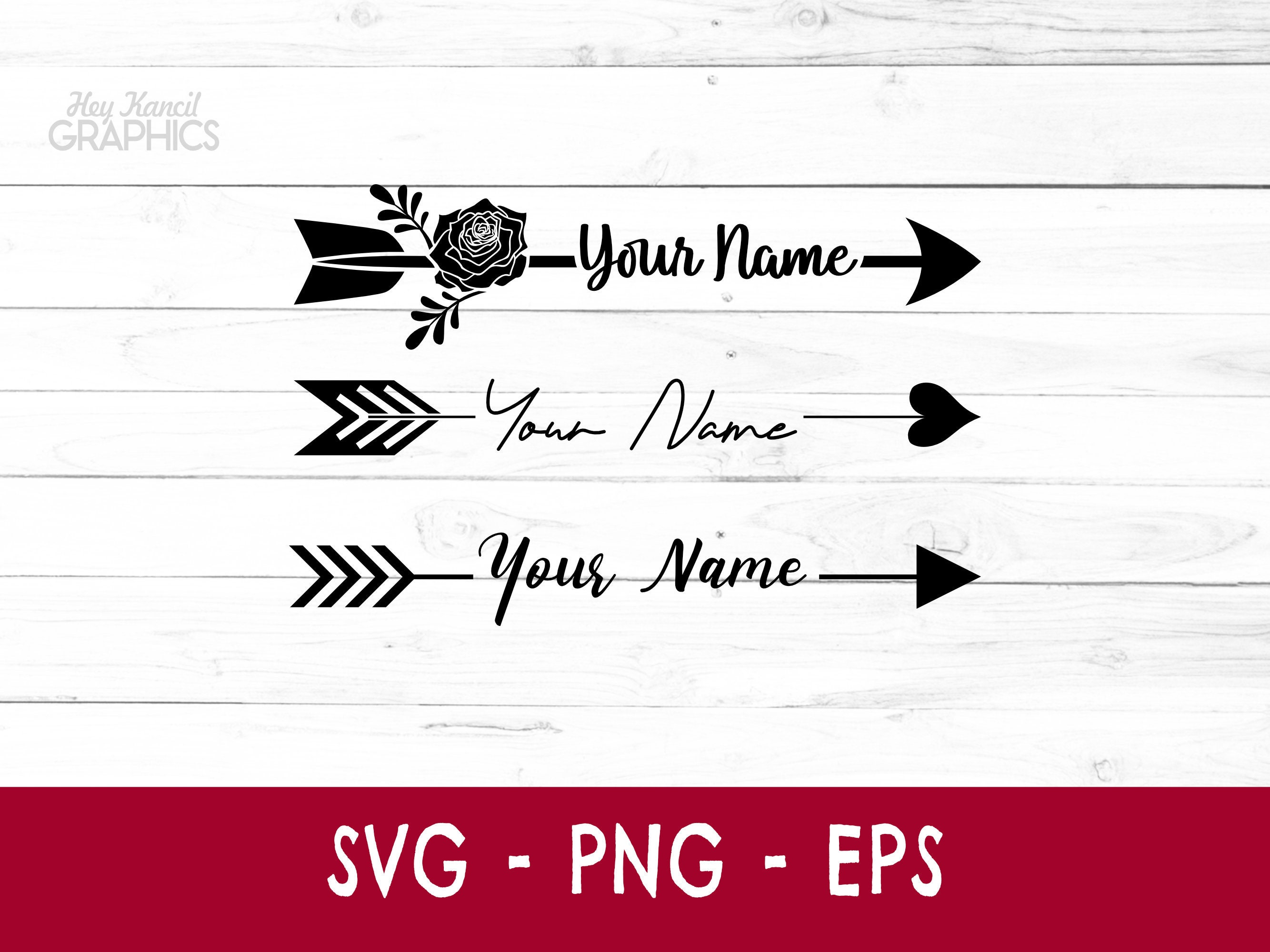 Custom Arrow Name Svg Arrow Name Custom Svg Custom Valentine Svg